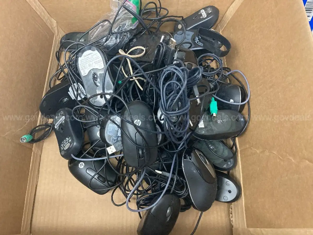 GROUP LOT OF WIRED COMPUTER MICE | AllSurplus