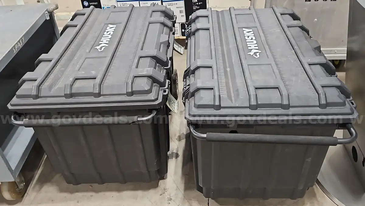 2 Husky Storage Containers | AllSurplus
