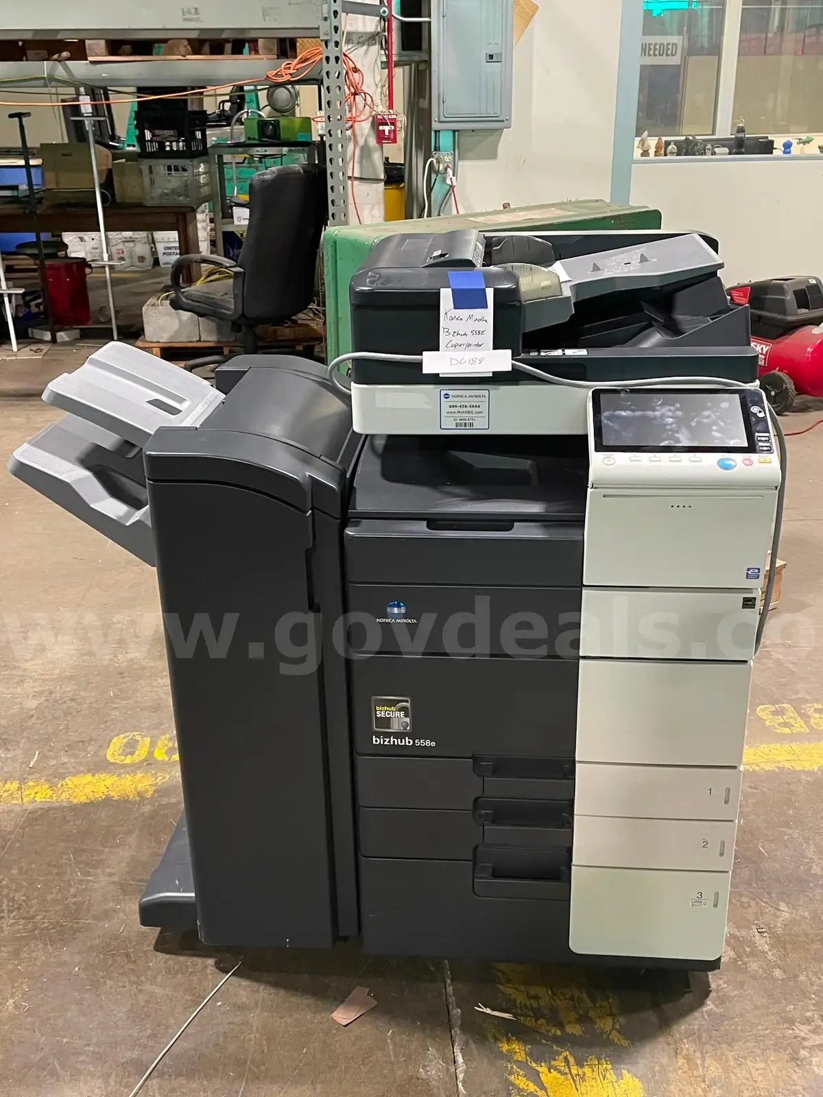 Konica Minolta Bizhub 558e Copier | GovDeals