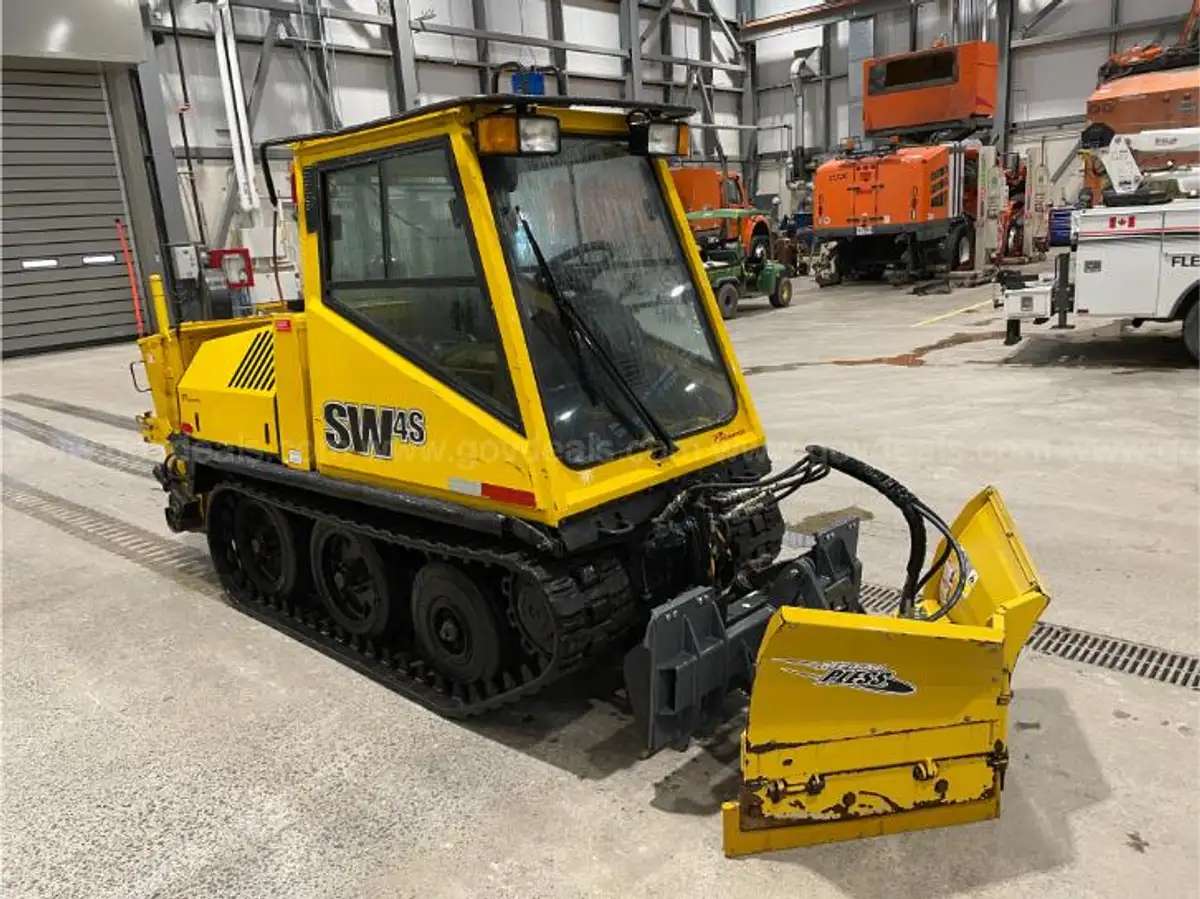 Prinoth Sidewalk Snow Plow on Tracks | AllSurplus