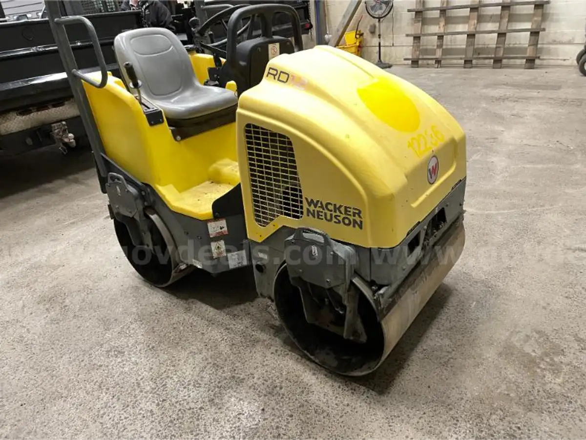 Wacker Neuson Asphalt Roller RD12 | AllSurplus