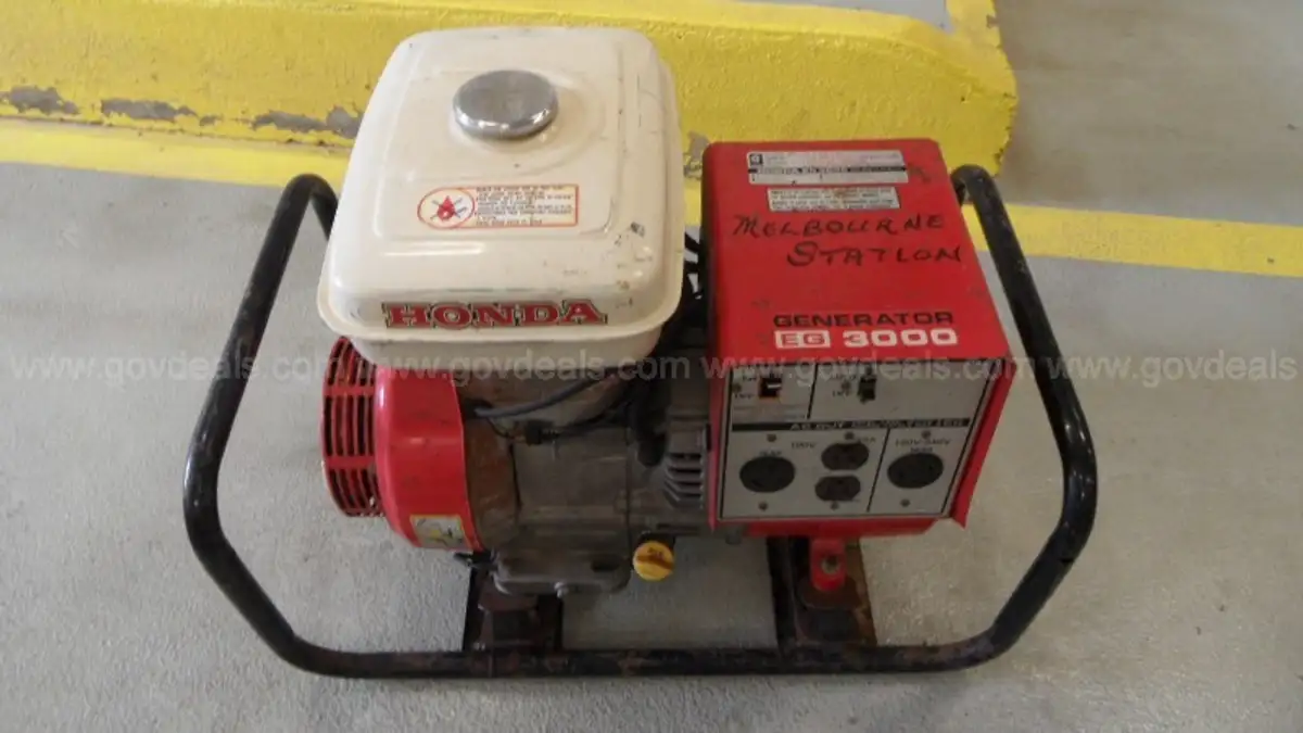 Honda EG 3000 | GovDeals
