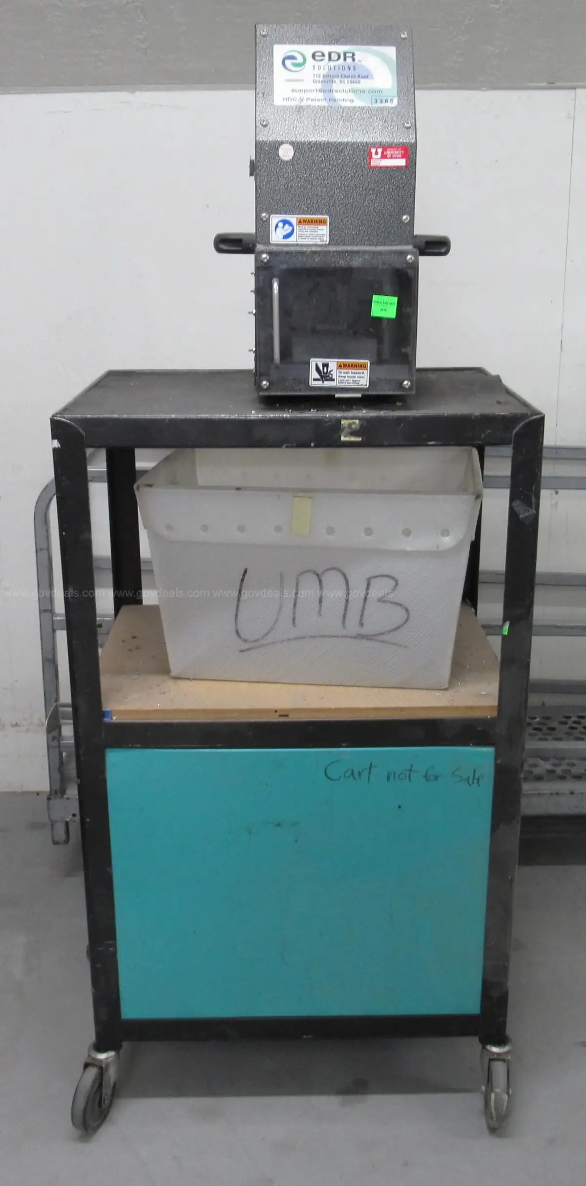 EDR Solutions HDC-V Hard Drive Crusher U2700 | AllSurplus