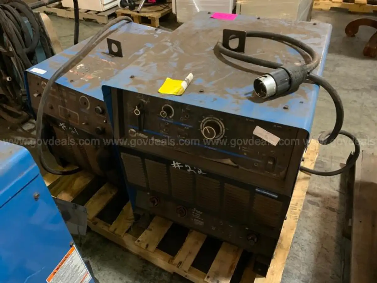 Miller Dimension 302 & Shopmate 300 DX Welding Machines | AllSurplus