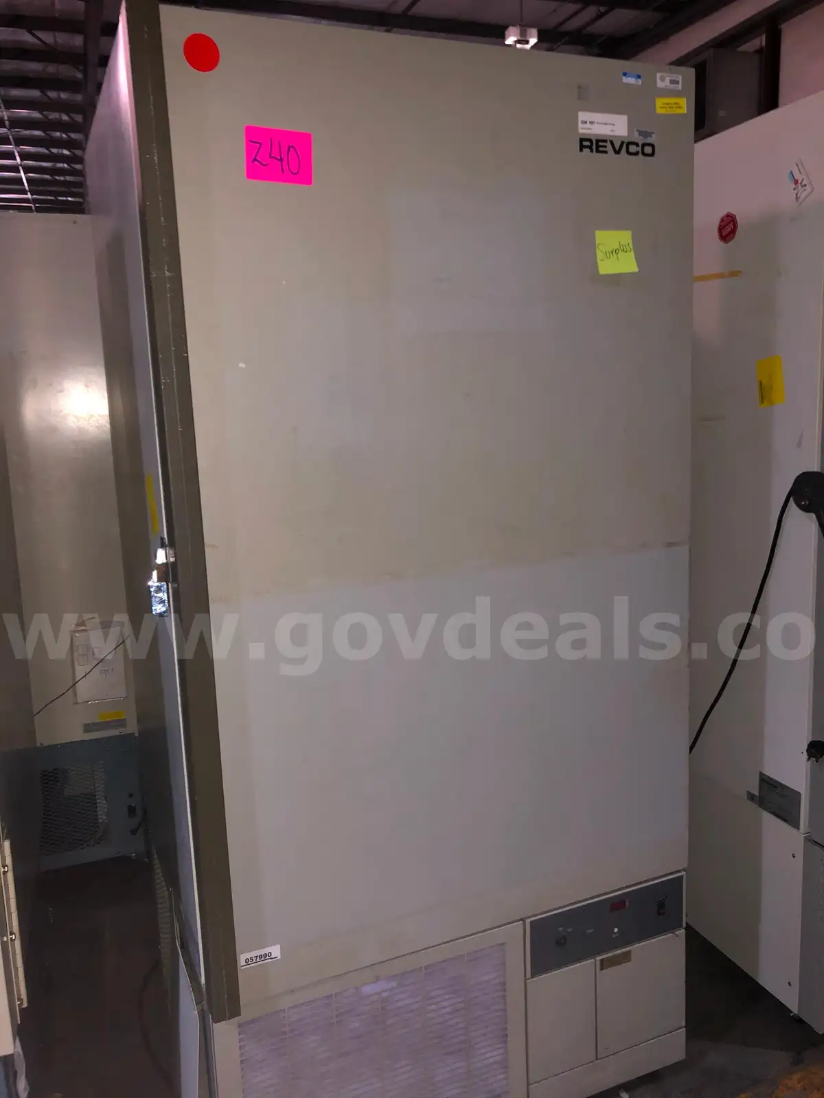 Freezer, Revco Ultra-Low | AllSurplus