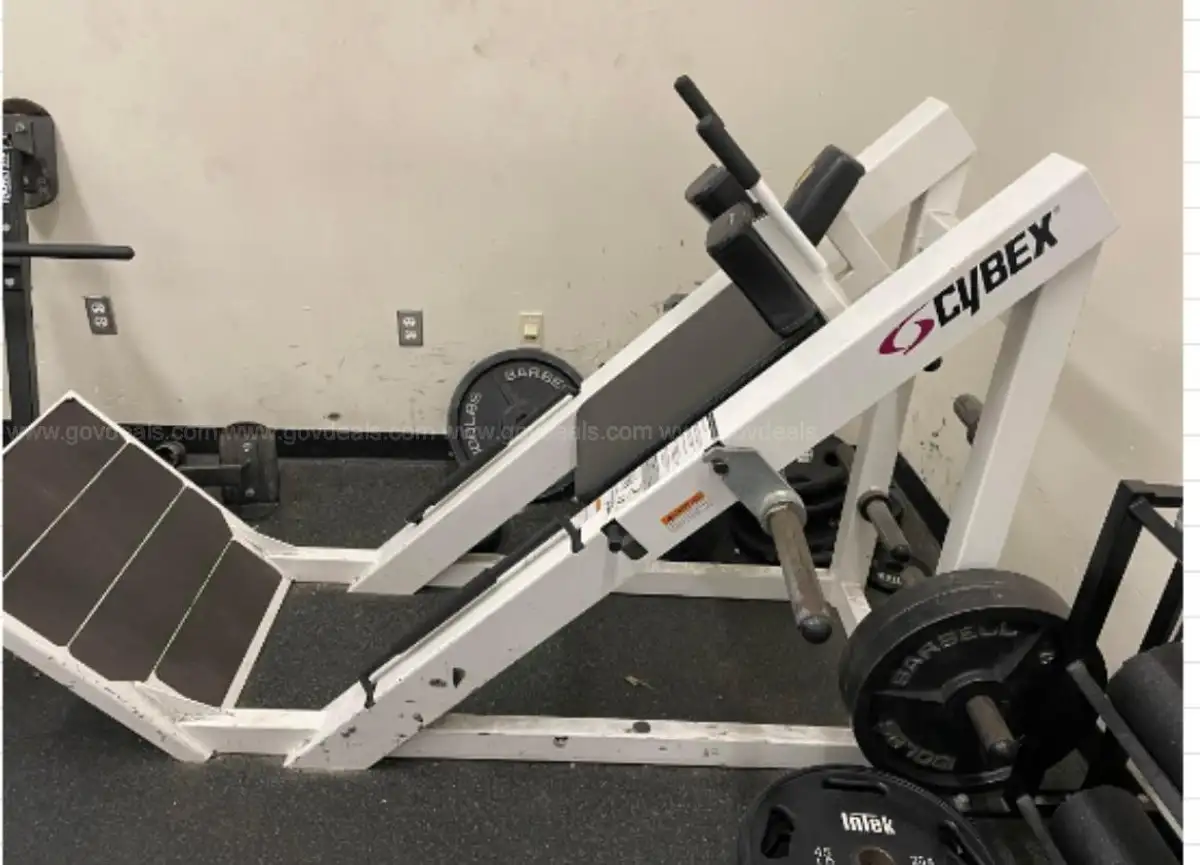 Cybex Machine - Plate Loaded Hack Squat | GovDeals