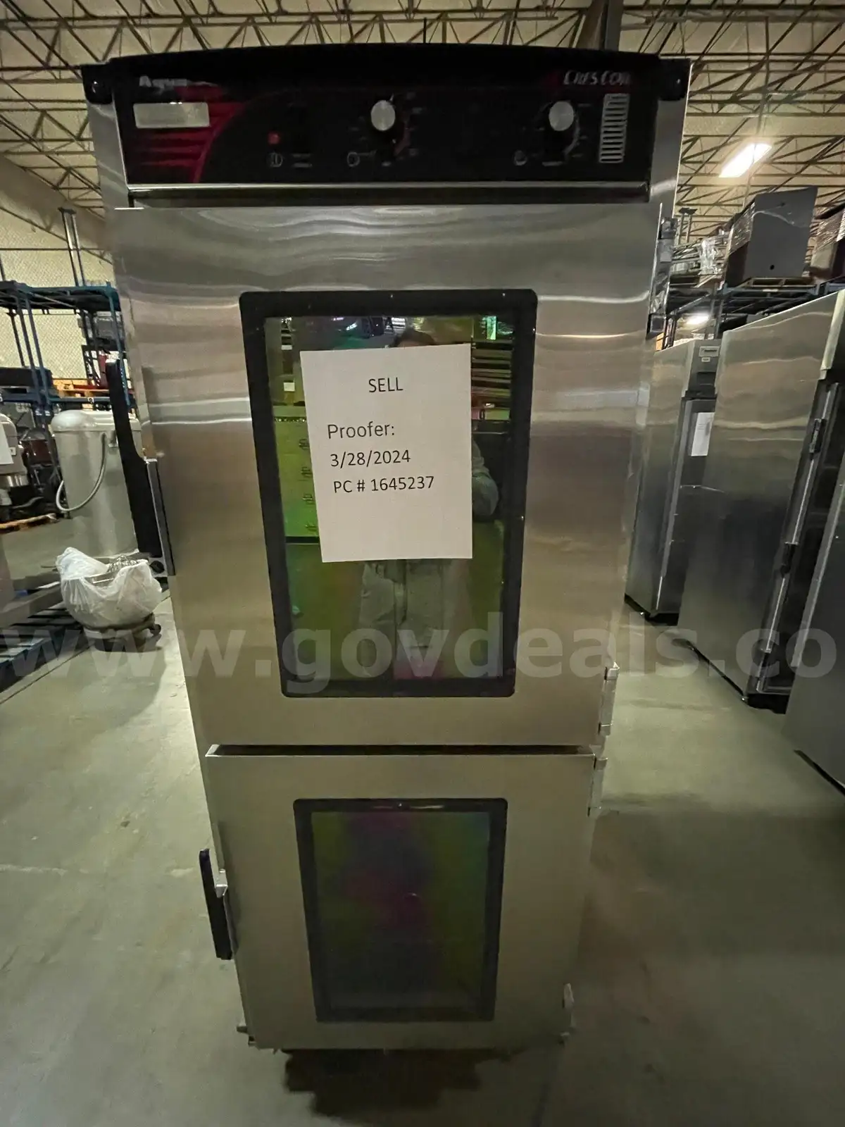 Crescor Proofing Cabinet | AllSurplus