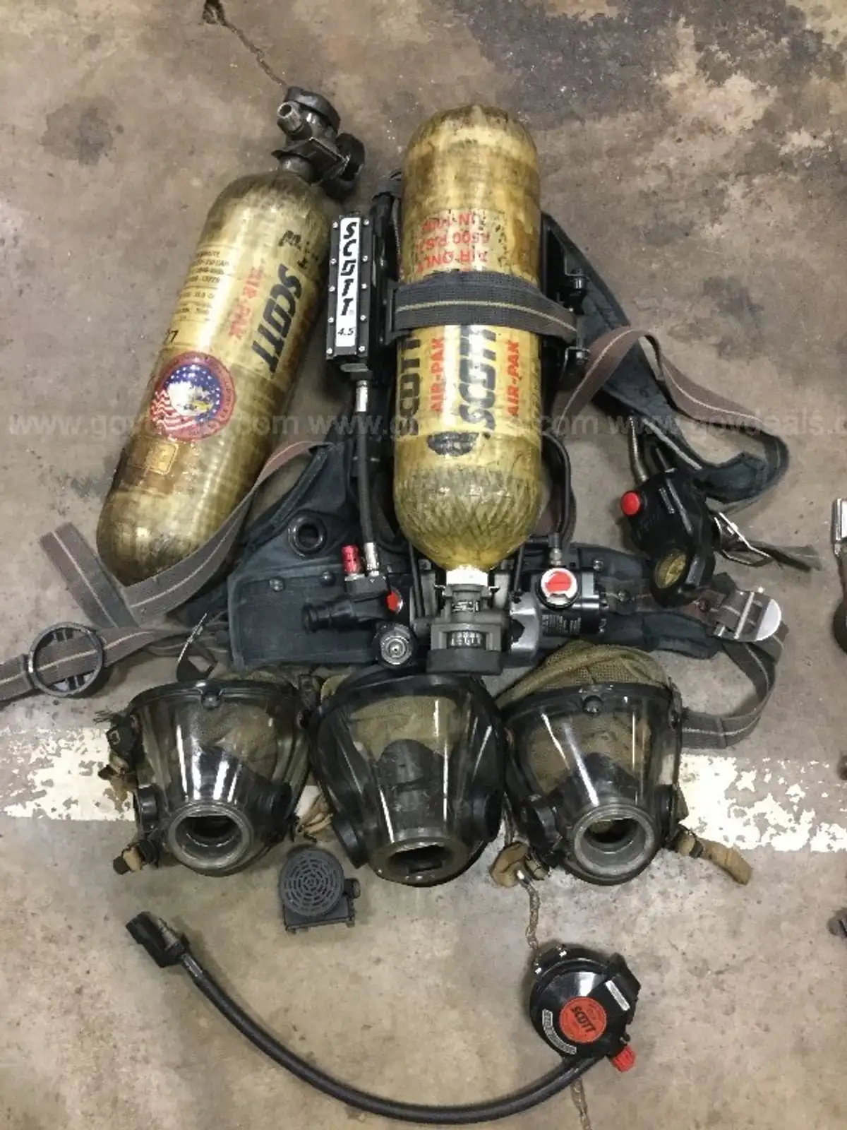 Scott 4.5 Self contained breathing apparatus | GovDeals