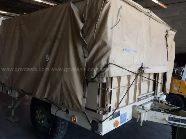 Used Military Mobile Field Kitchen Trailer - Model MKT-99 | GovDeals