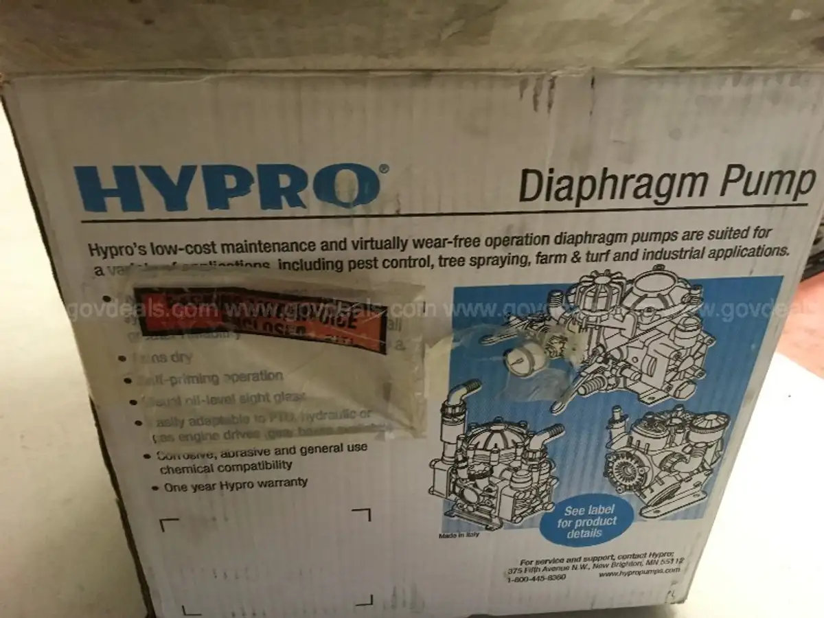Hypro 9910-D50 Diaphragm Pump | GovDeals