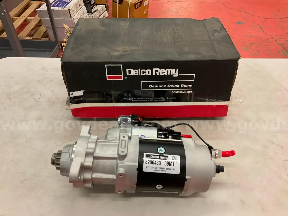 Delco Remy 39MT 12V, 12-Tooth Starter Motor, Model: 8200433 | AllSurplus