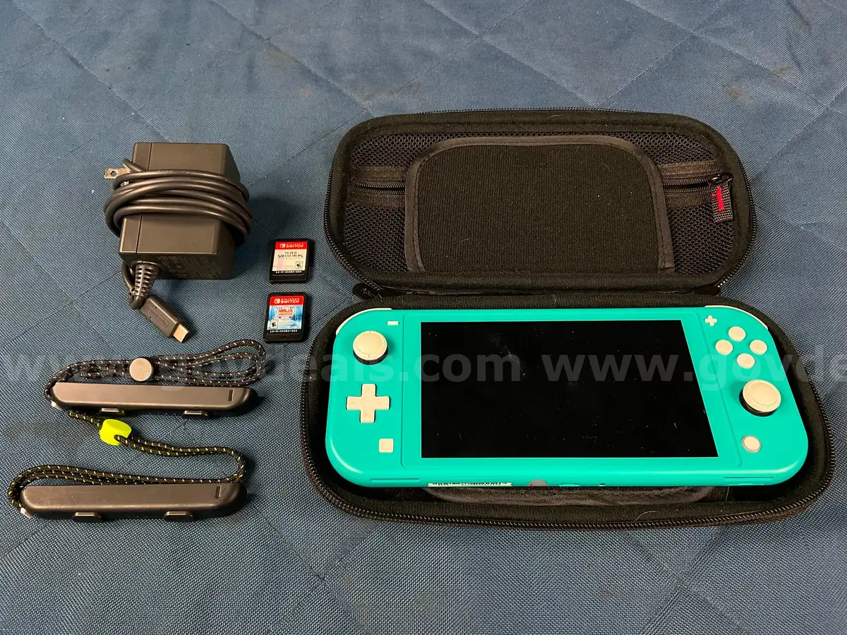 Nintendo Switch Lite Model HDH-001 With Charger, Accessories and 2 ...