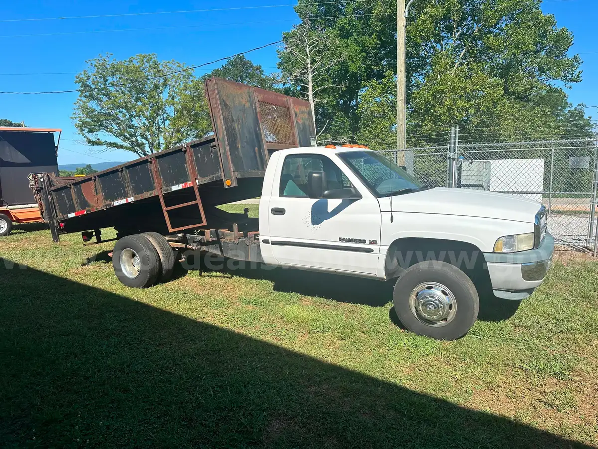 2001 Dodge Ram 3500 Dump Truck | AllSurplus