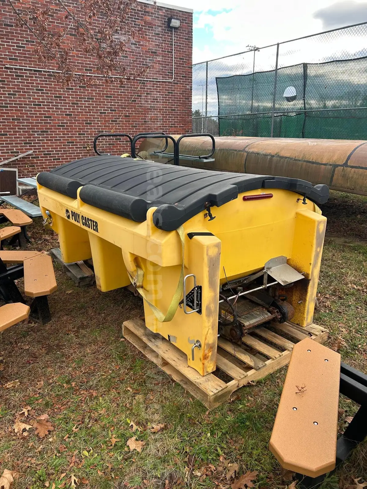 1.5 Cubic Yard Fisher Poly-Caster Sander | GovDeals