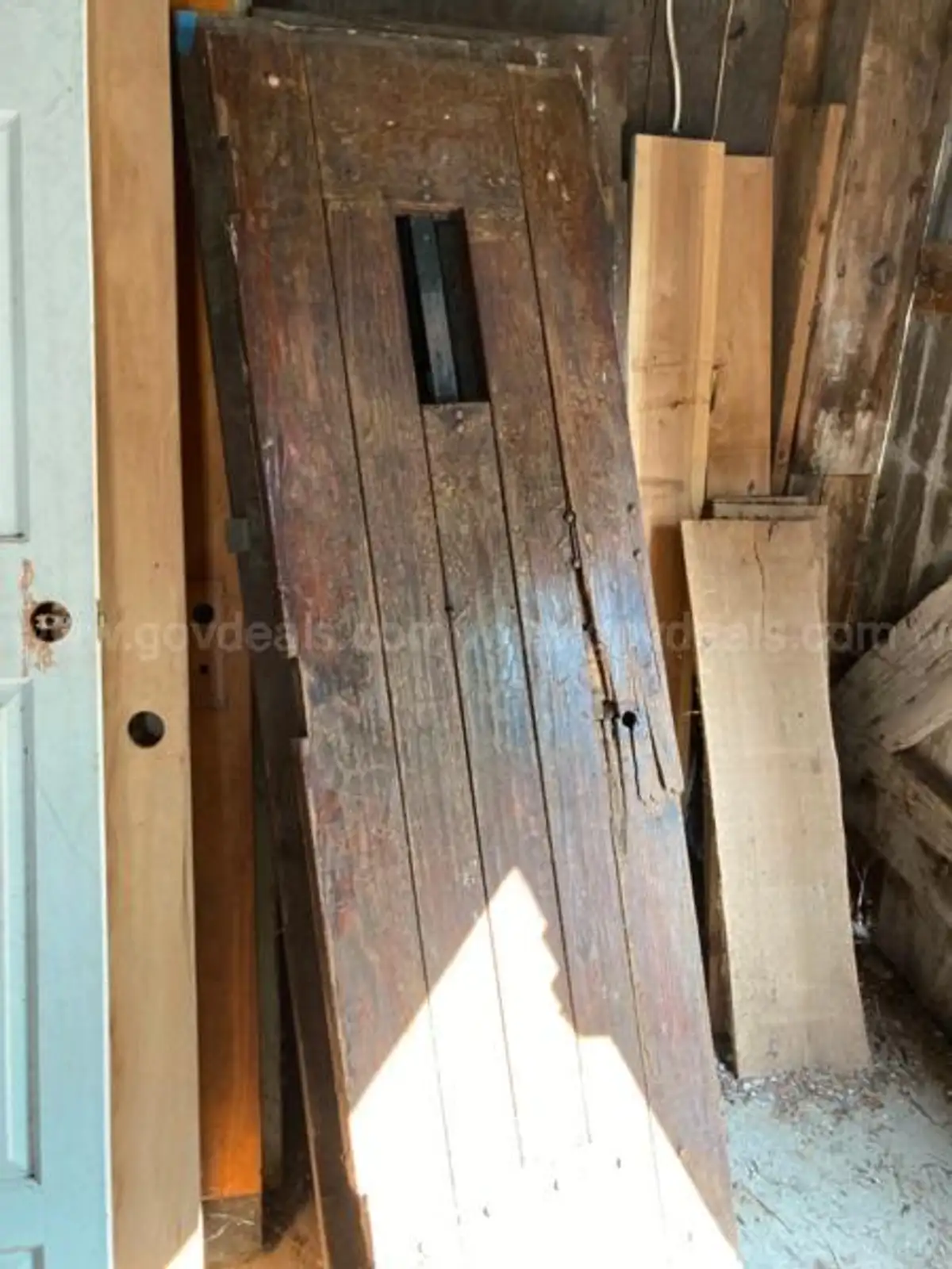 old Wooden Jail Cell Doors | AllSurplus