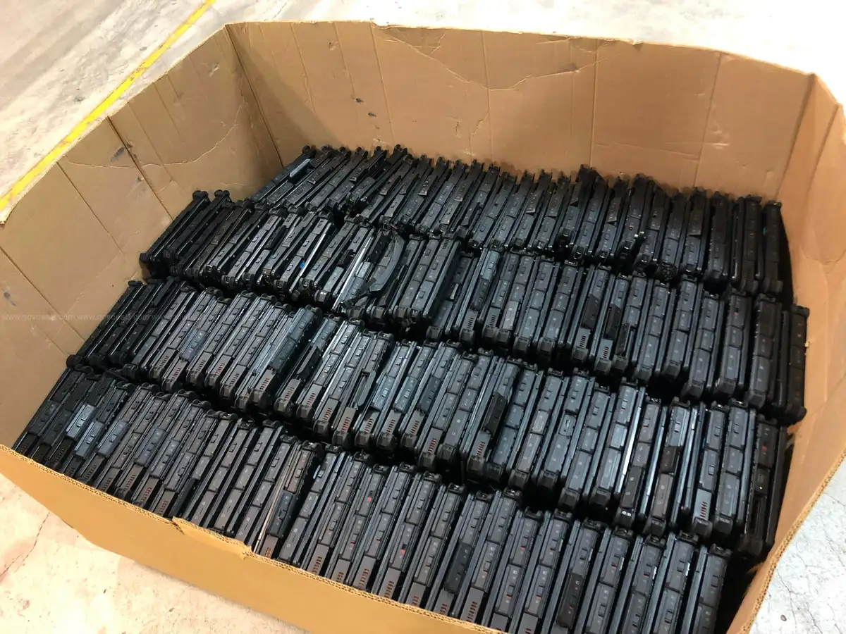 Wow! A Pallet of Approx. 107 Getac Laptops! i5 CPU (ID #30523) (H7-2L ...