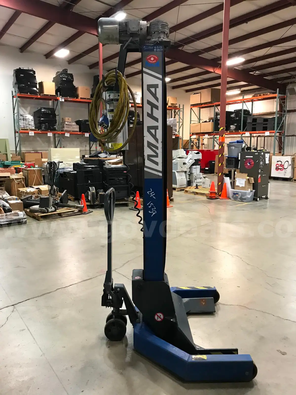 MAHA COLUMN BUS LIFT SET (ID #34451) (WHSECENTER) (24-1539) + 11700 ...