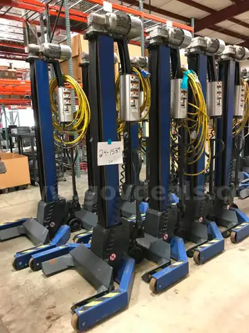 MAHA COLUMN BUS LIFT SET (ID #34451) (WHSECENTER) (24-1539) + 11700 ...