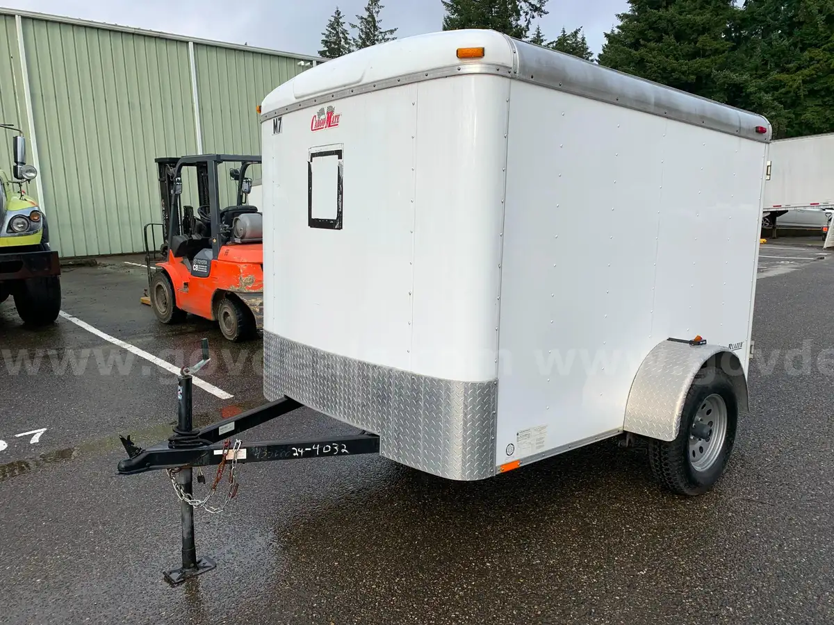 2012 Forest River Blazer 8.5ft Enclosed Cargo Trailer w/ Barn Doors (ID ...