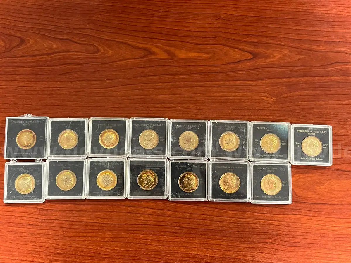 President and First Lady Coins | GovDeals