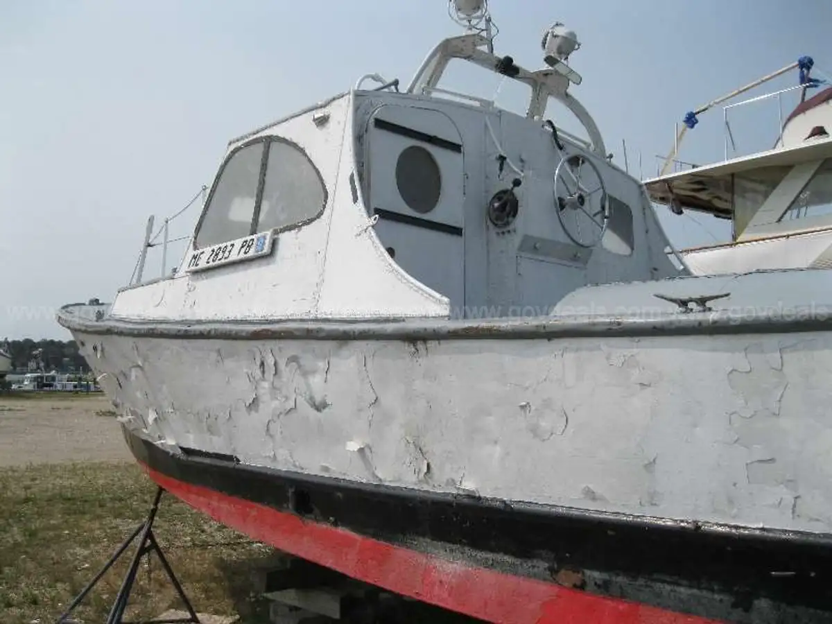 Former Coast Guard "Utility Mark I" Steel Hulled 40 Foot Boat | GovDeals