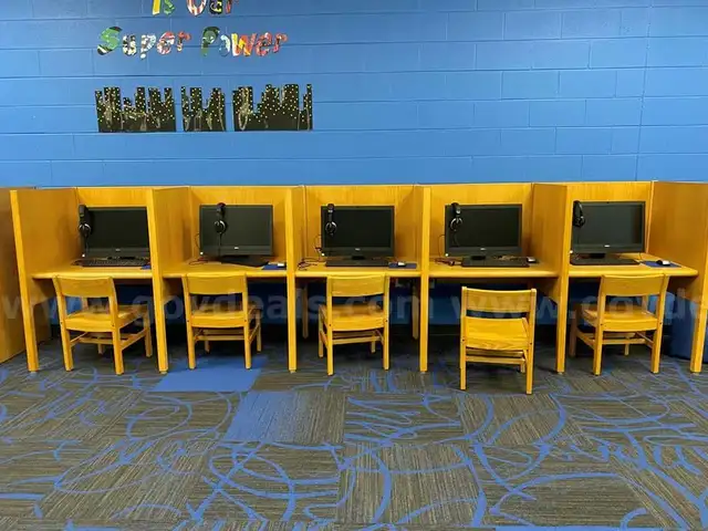 Library Study Carrel Desks | GovDeals