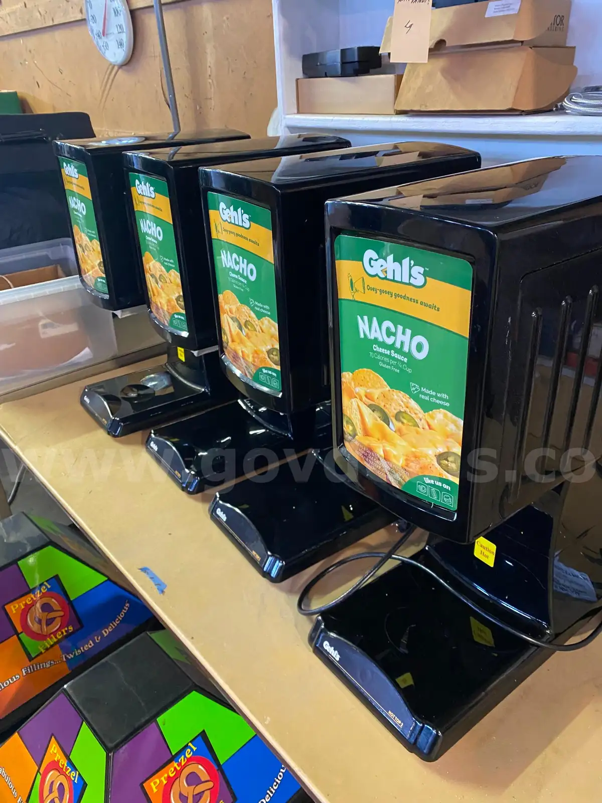 Gehl's Hot Top 2 Nacho Cheese Dispensers (4) | AllSurplus