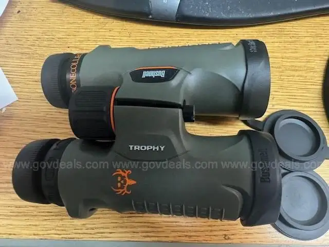 Bushnell Trophy Bone Collector 10x42 Green Binoculars | GovDeals