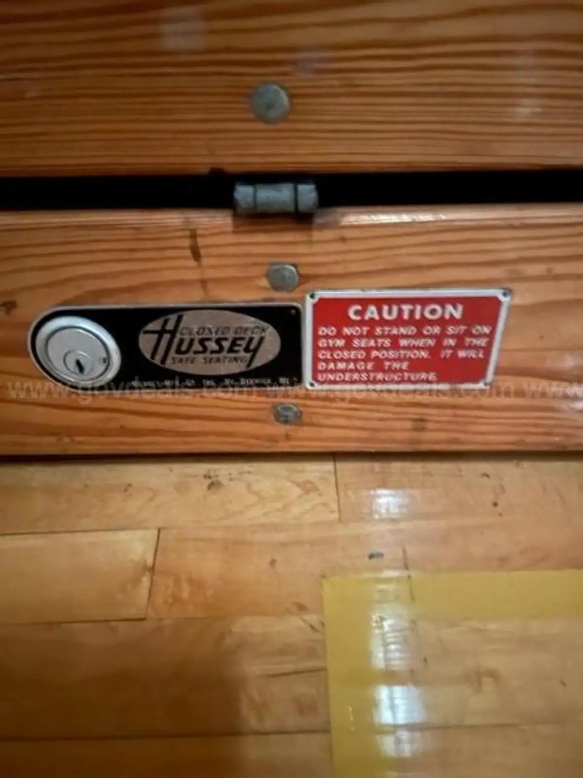 Hussey Closed Deck Bleachers | AllSurplus