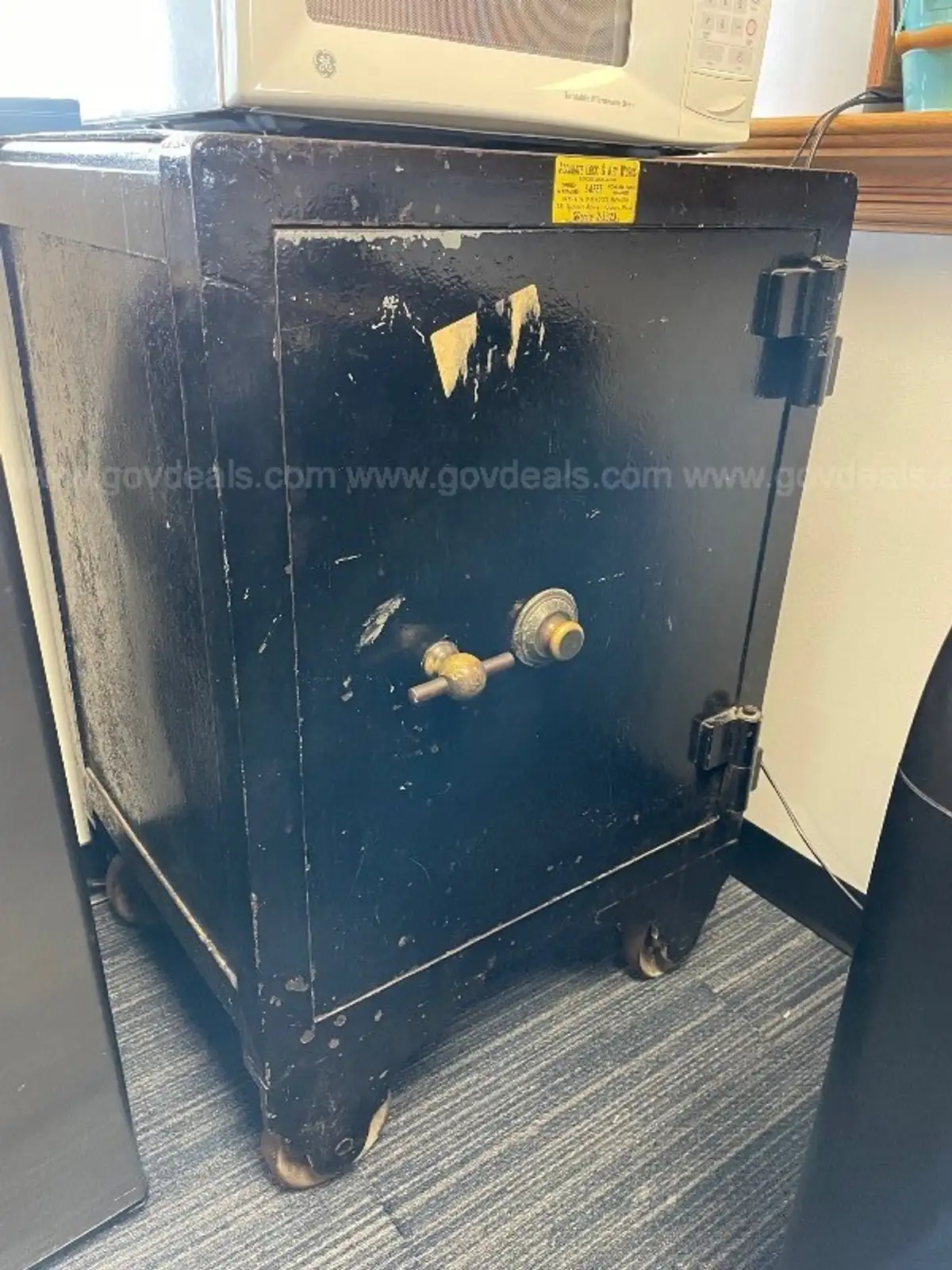 Large Antique Safe on Wheels | AllSurplus