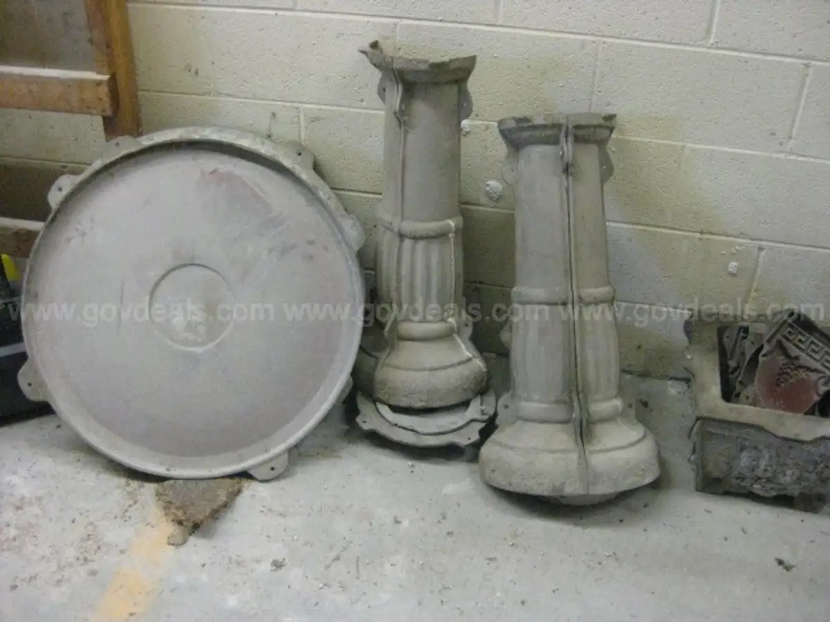 Concrete Molds-Bird Bath Mold & Pedestal Mold | GovDeals