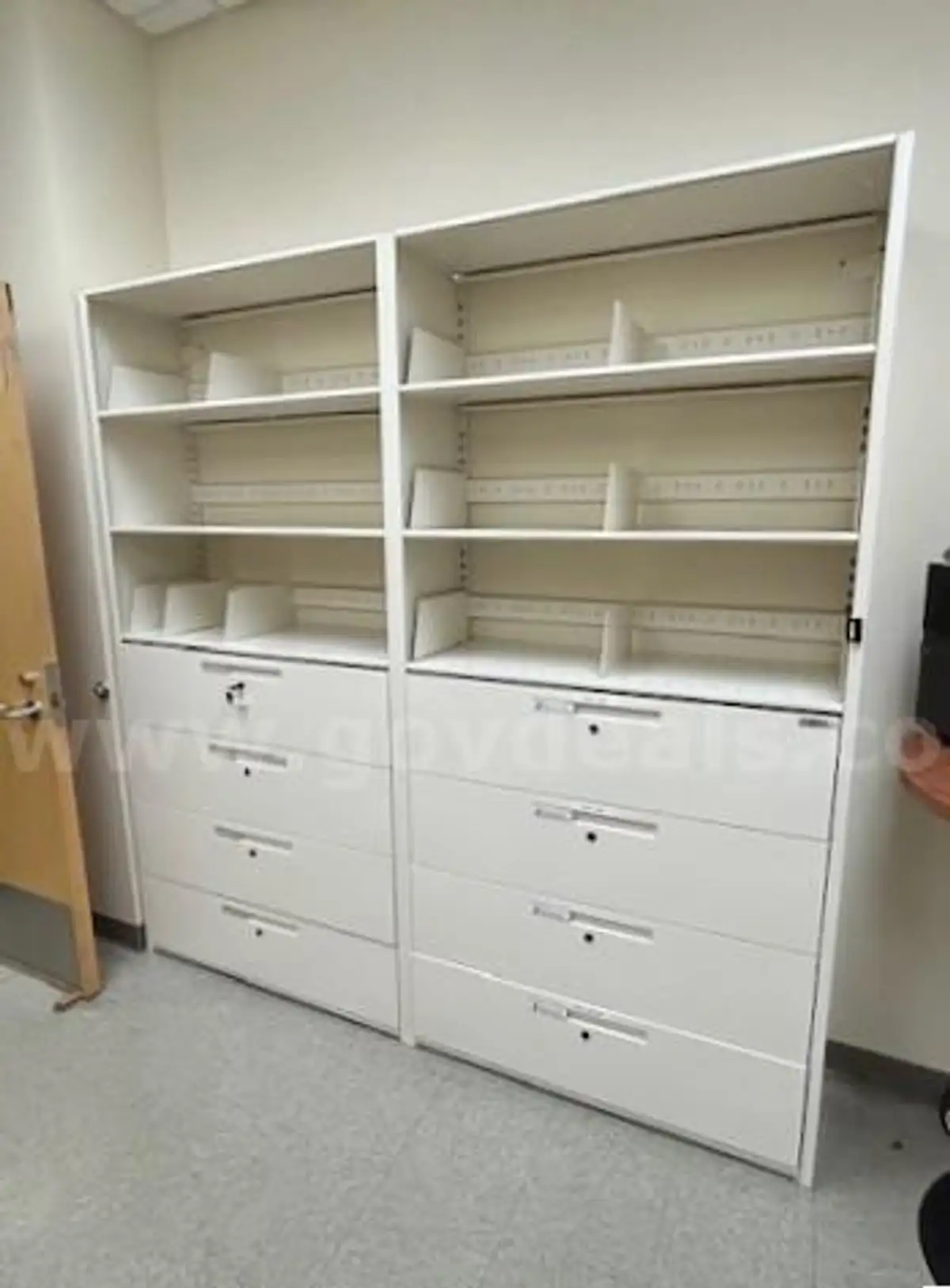 Spacesaver ActiveStor file management lateral files with shelving ...