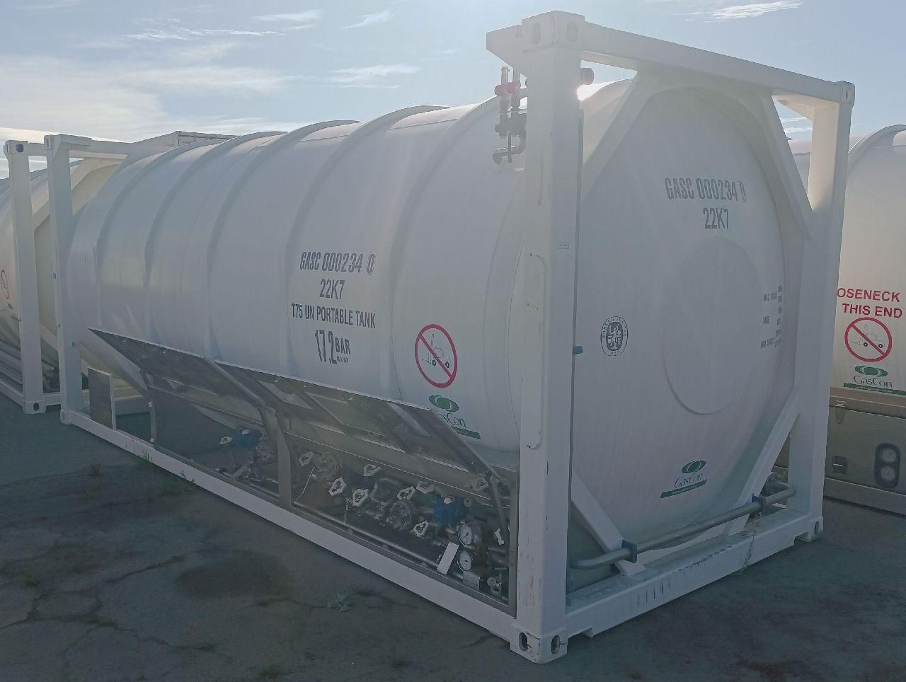 Unused GasCon 22,000 Liter Cryogenic Liquid Tanks | AllSurplus